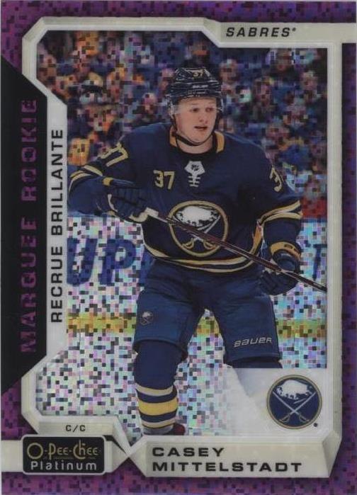 2018-19 O-Pee-Chee Platinum - Marquee Rookies Casey Mittelstadt #190 ...
