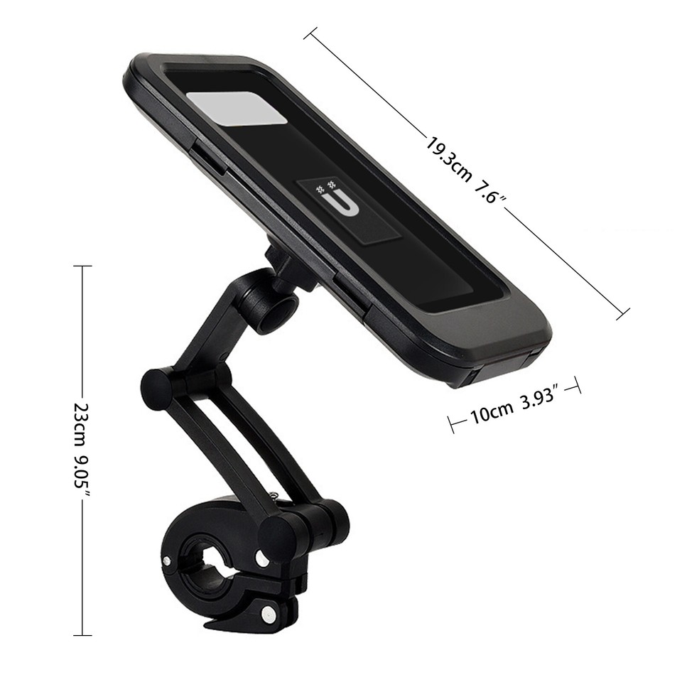Motorcycle Bike Handlebar Phone Mount Holder Waterproof Case for iPhone ...