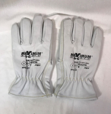 Maximum Safety Kevlar Lined Industrial Gloves PPE 3322 Men's Size ...