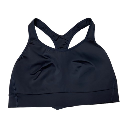 Athleta women's sports bra 34B/C racerback black activewear Gym | eBay