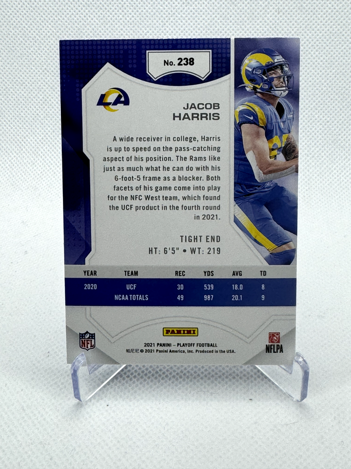 2021 Panini Playoff #238 Jacob Harris Los Angeles Rams RC | eBay