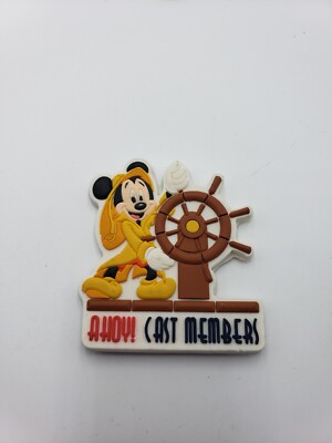 WDW Disney Cast Members Exclusive Mickey Mouse Magnet Helmsman Ahoy ...