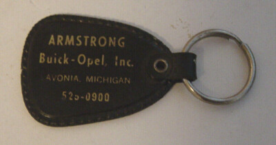 Armstrong Buick Opel Key Ring Livonia MI Car Dealership Chain Vtg Auto ...