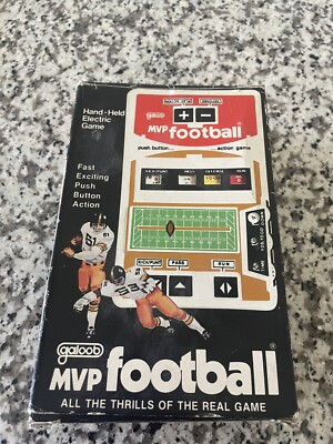 Vtg Galoob MVP Football Hand-Held Electric Action Game No. 5004 Made ...