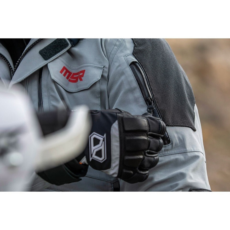 MSR™ Xplorer Adventure Motorcycle Jacket Large Grey | eBay