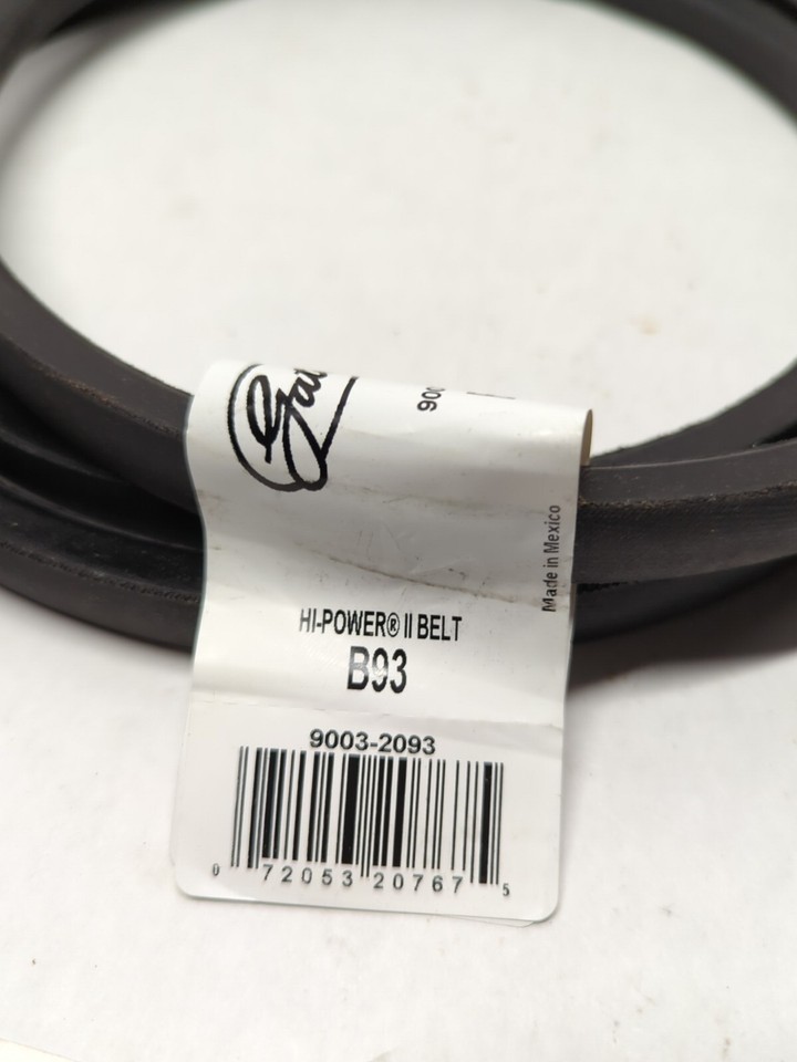 NEW Gates B93 HI-POWER II Belt (FREE SHIPPING) | eBay