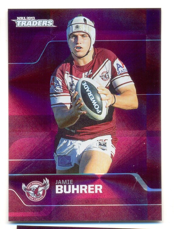 2013 NRL Traders Parallel card PS62 Jamie Buhrer - Manly Sea Eagles ...