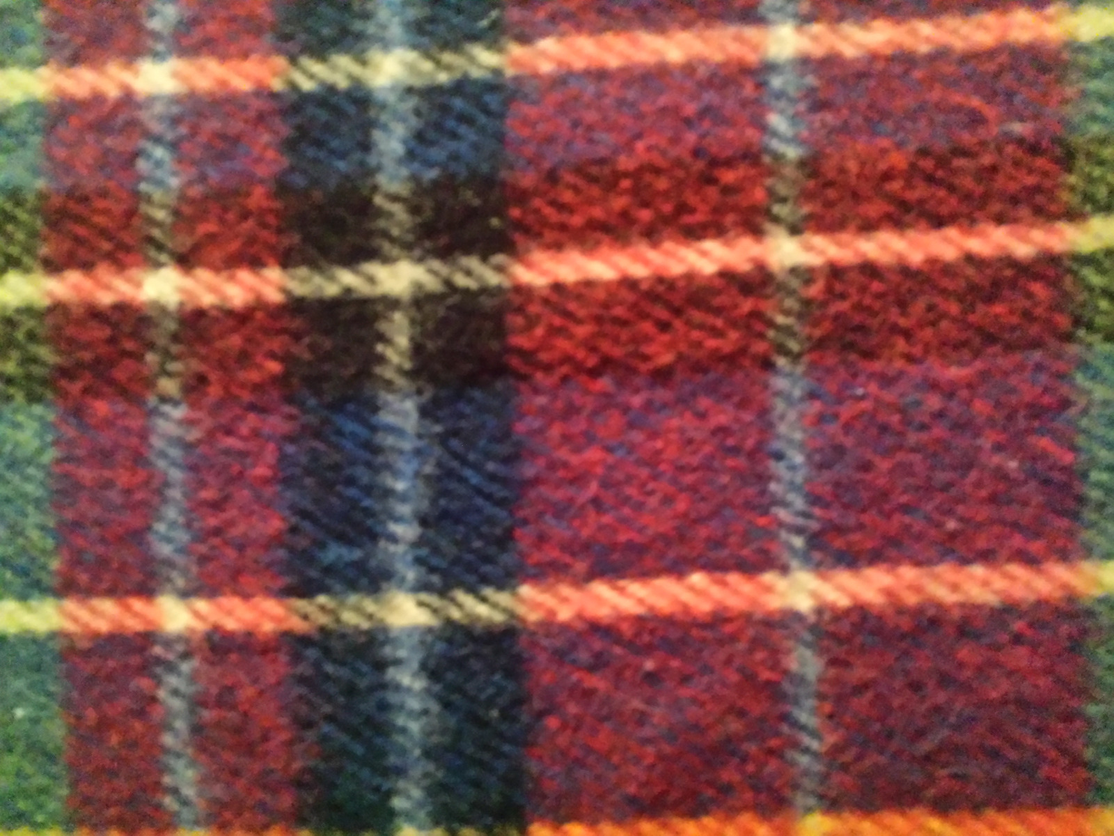 Vintage New SWANDO Plaid 100% Wool Throw Blanket Multi-Color Made in ...