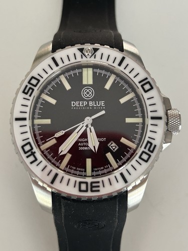 Deep Blue 45mm Daynight Patriot Tritium Tubes Automatic Watch | eBay