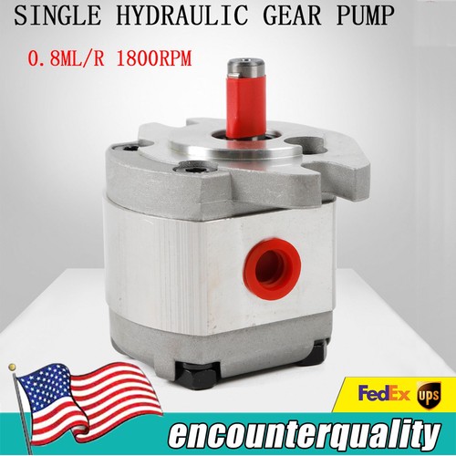 Hydraulic Gear Pump Flat Keyed Shaft SAE Flange Mounting Mini High ...