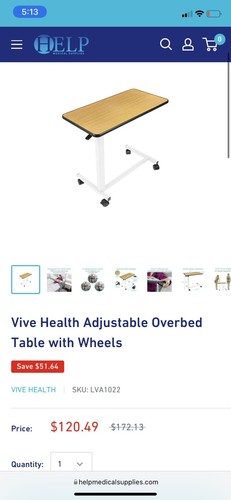 Vive Overbed Table | eBay