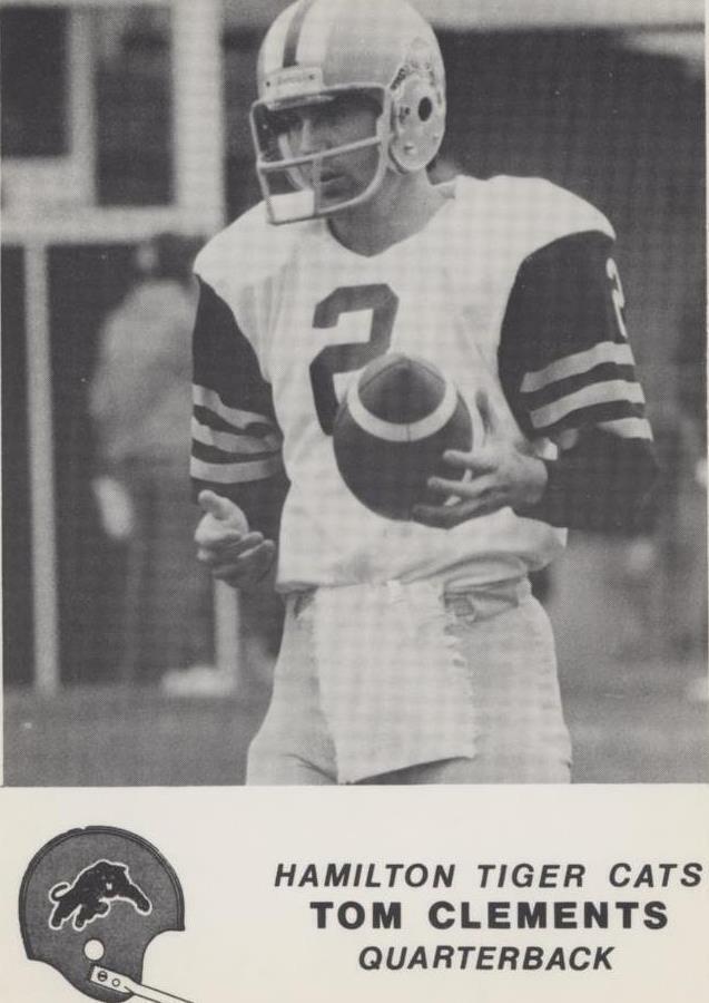 1981 Jogo Stars of the Canadian Professional League - Tom Clements #18 ...