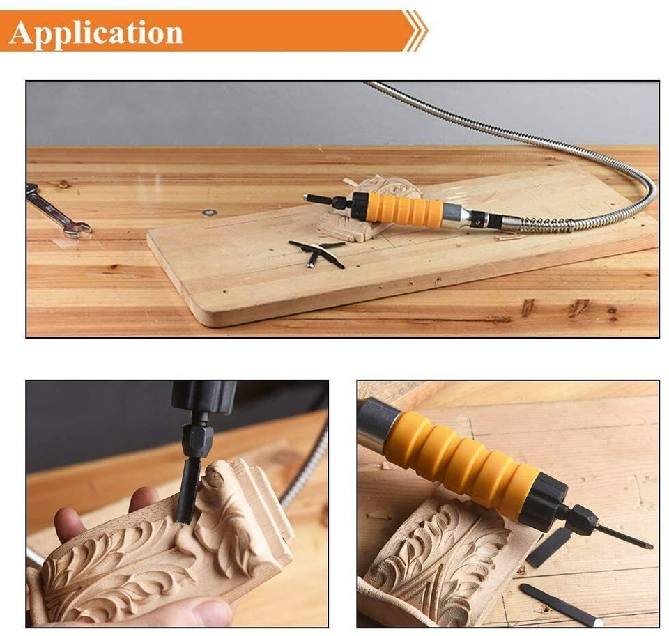 110V Electric Woodworking Carving Machine Woodcut Power Tool w/ 5 ...