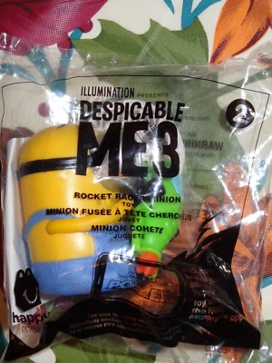 DESPICABLE ME 3- McDONALD'S HAPPY MEAL TOY-ROCKET RACER MINION TOY #2 ...