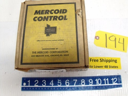 Mercoid Control With Sealed Mercury Contact Switches 120-240V 3/4HP 3 ...