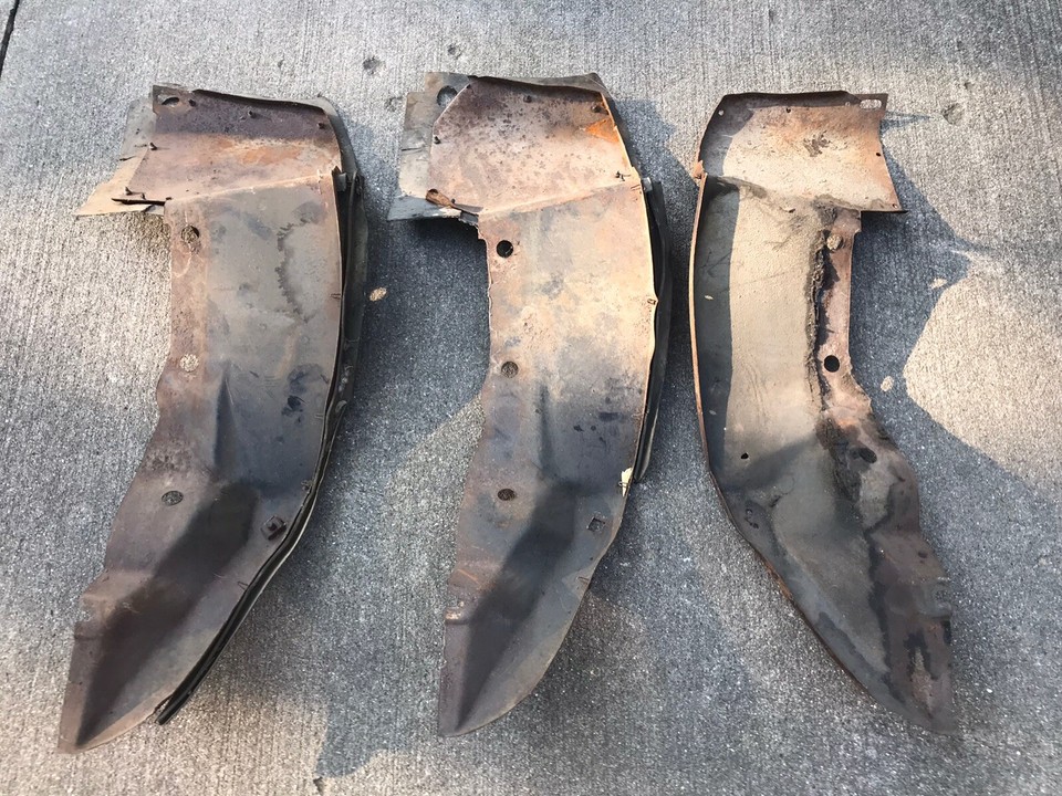 Mopar 1967-69 A body Inner Fender Splash Shield Lot (3) | eBay