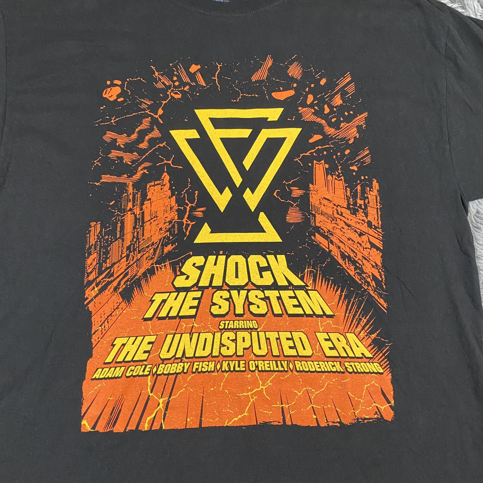 WWE The Undisputed Era Shock the System Shirt Adam Bobby Kyle Roderick ...