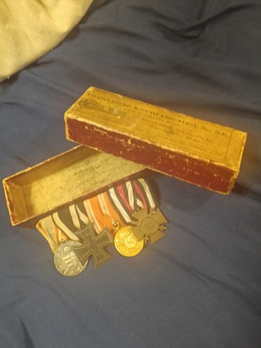 german ww1 medal bar in old box | eBay