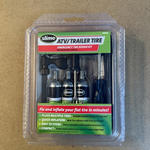 Genuine Innovations SLIME ATV/Trailer Emergency Tire Repair Kit w ...