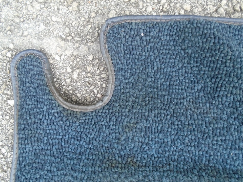 Mercedes W114 115 Floor mat Carpet set OEM Blue Loop Pile 200 200D 220D ...