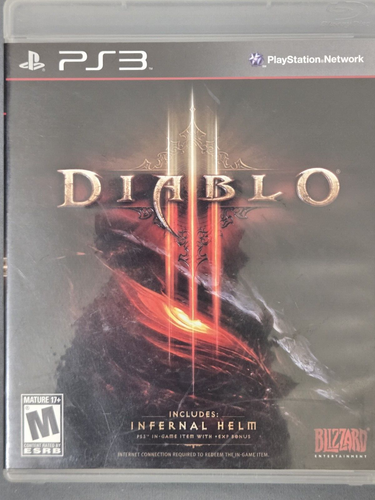 ps3 game Diablo includes infernal helm blu-ray disc | eBay