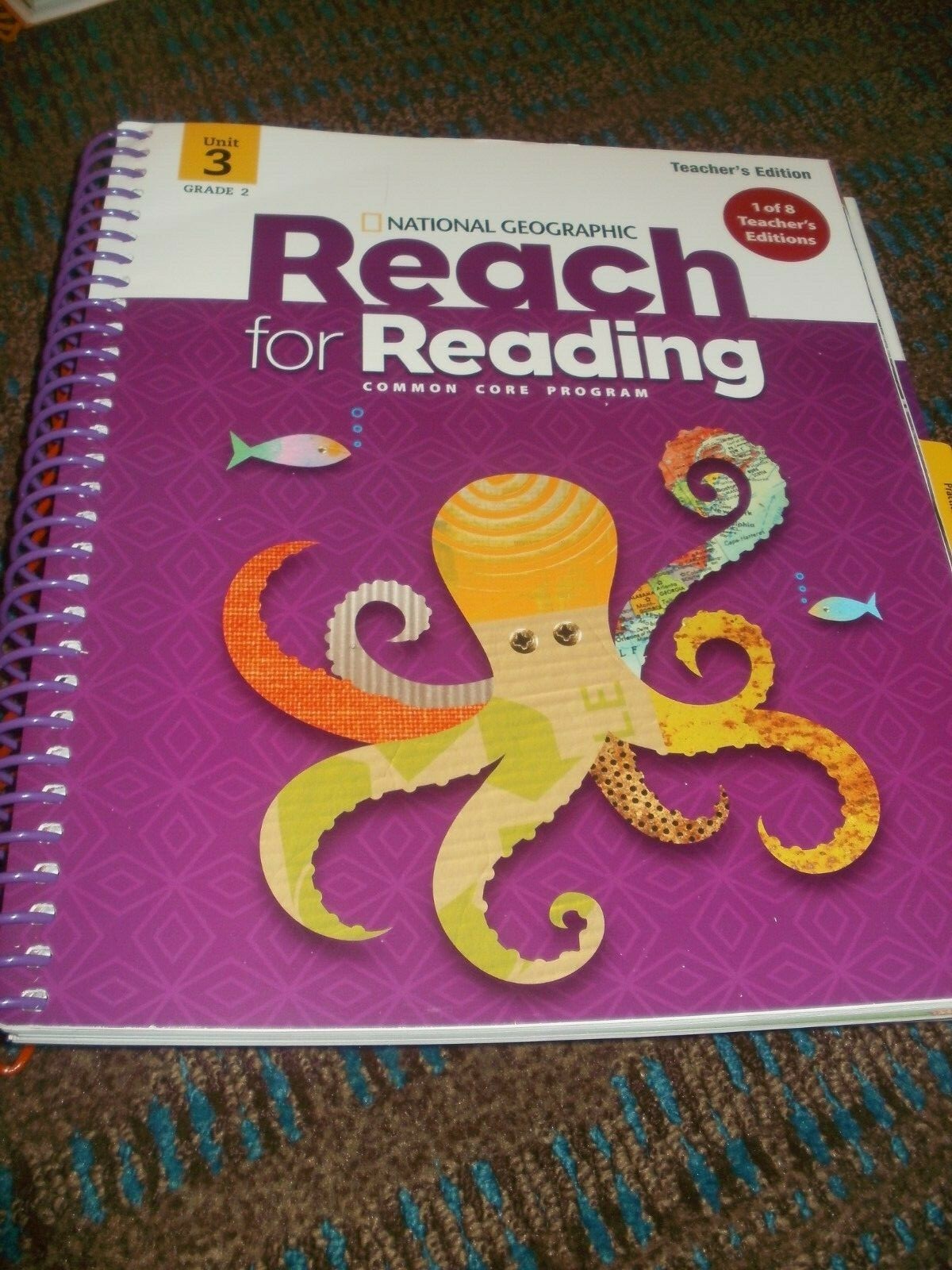 Common Core REACH FOR READING 2nd Grade 2 Teacher's Edition Unit 3 ...