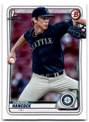2020 Bowman Draft 1st Bowman Paper Emerson Hancock Seattle Mariners #BD ...