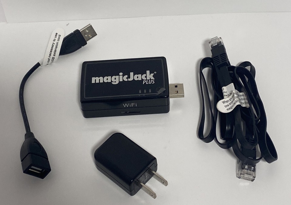 MagicJack Magic Jack Plus Local Long Distance Calling Main USB & Plug ...