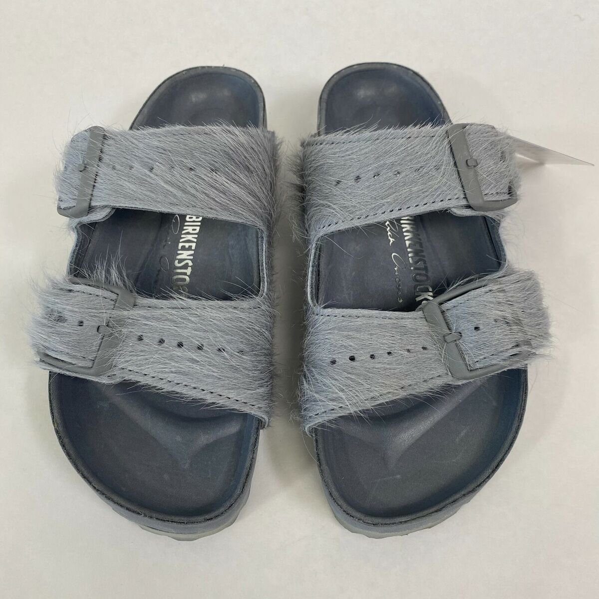 New w/o Box Rick Owens Birkenstock Arizona Extro Fell New w/o Box Rick Owens Birkenstock Arizona Extro Fell