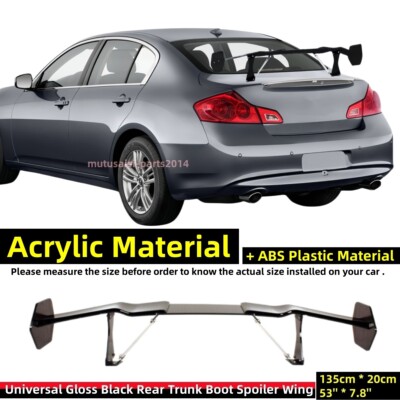 53'' Universal Fits INFINITI Q40 2015 Painted Trunk Spoiler Wing Glossy ...