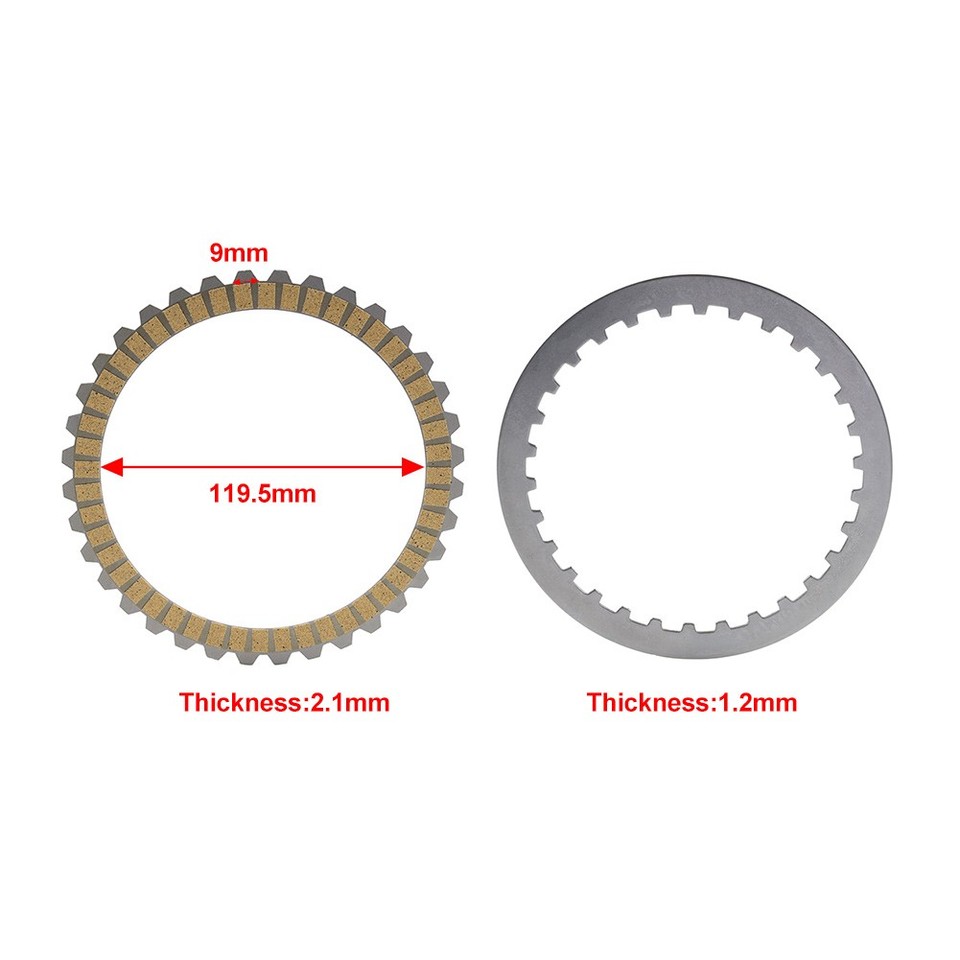 Extra Friction Clutch Steel Plate for Harley Big Twin Touring 90-97 ...