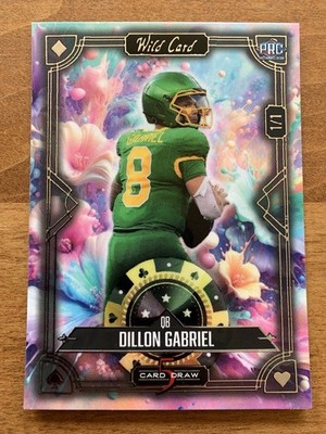 DILLON GABRIEL 2024 Wild Card 5 Card Draw EGG HUNT Rookie RC! #'d 1/1 ...