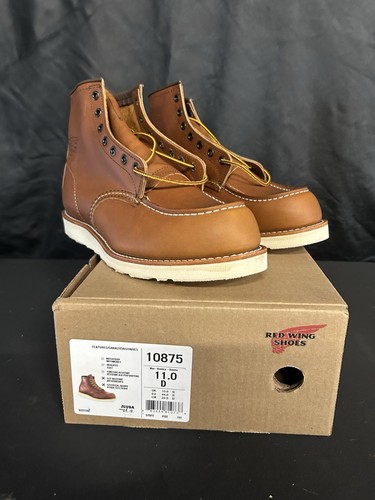 RED WING HERITAGE MENS 10875 Traction Tred 6-inch Soft Toe Boot Brown ...