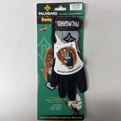 Baseball PALMGARD Inner Glove Xtra Youth Pads Right Hand - Med Black ...