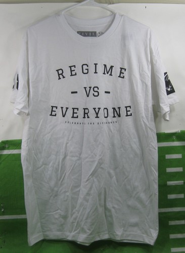 new Civil Regime vs. Everyone White T-Shirt Size L *** | eBay