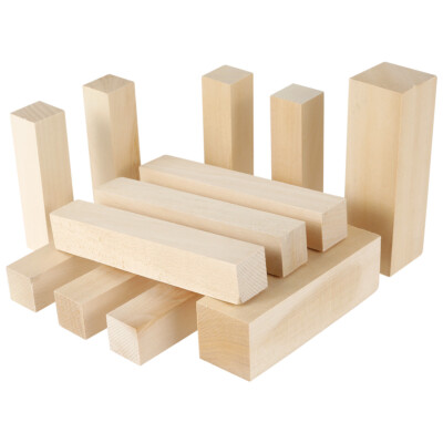 12X Basswood Carving Block Natural Soft Wood Carving Block 3 Sizes Wood ...
