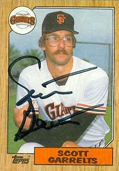 Scott Garrelts autographed Baseball Card (San Francisco Giants) 1987 ...