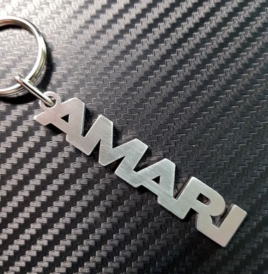 AMARI Keyring Keychain Key Fob Stainless Steel Name Gift | eBay UK