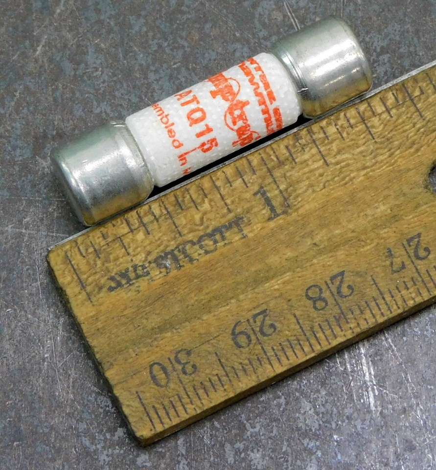 Ferraz Shawmut ATQ15 Amp Trap Time Delay Fuse 600V AC 15 A Lot of Six ...
