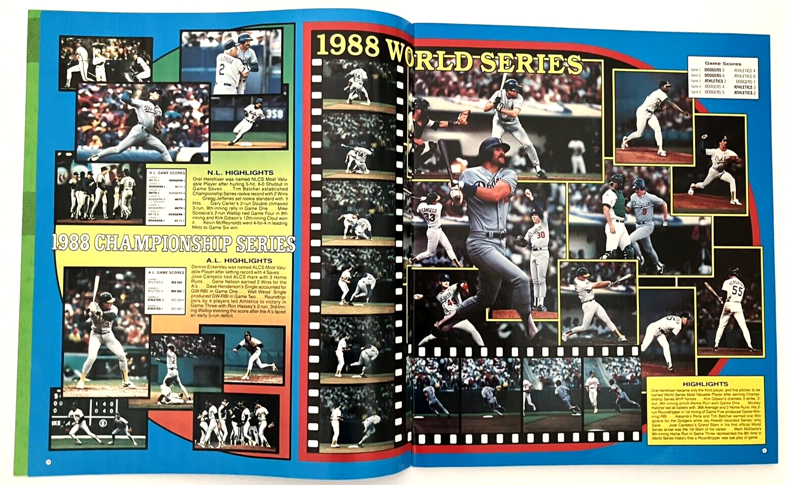 Topps MLB Baseball Sticker 1988 Yearbook Album 1989 Edition OREL ...