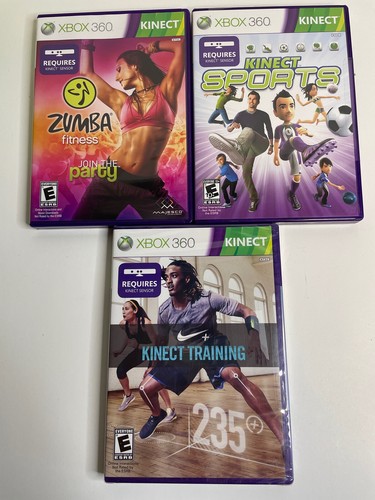 Lot 3 Games New Nike+ Kinect Training - Xbox 360, Preowned Zumba ...