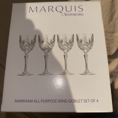 Waterford Markham Set of 4 Wine Glass - Clear (164644) 24258528376| eBay