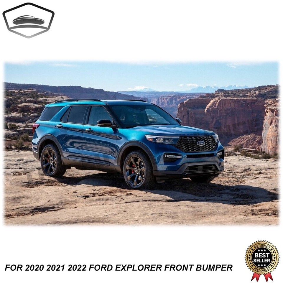 For 2020 2021 2022 Ford Explorer Front Bumper Kit Cover Assembly w/ Fog ...