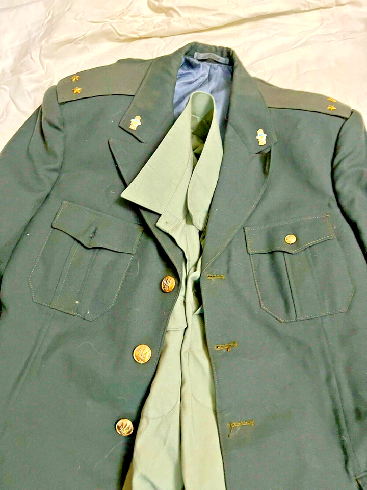 Vintage Military Jacket State Border Guard Colonel Shirt Original Size ...