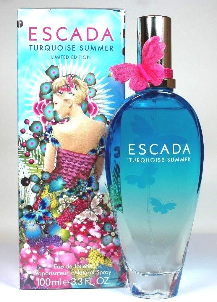 Women Escada Turquoise Summer Eau de toilette 3.3 oz -100 ml New in Box ...