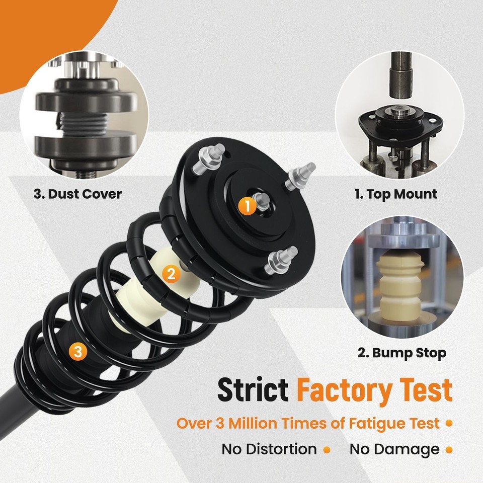 MaXpeedingrods Rear Shock Struts Coil Spring Assembly for Lexus LS430 ...