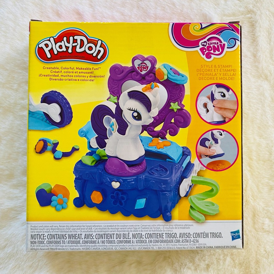 Play-Doh My Little Pony Rarity Style and Spin Playset Friendship is ...