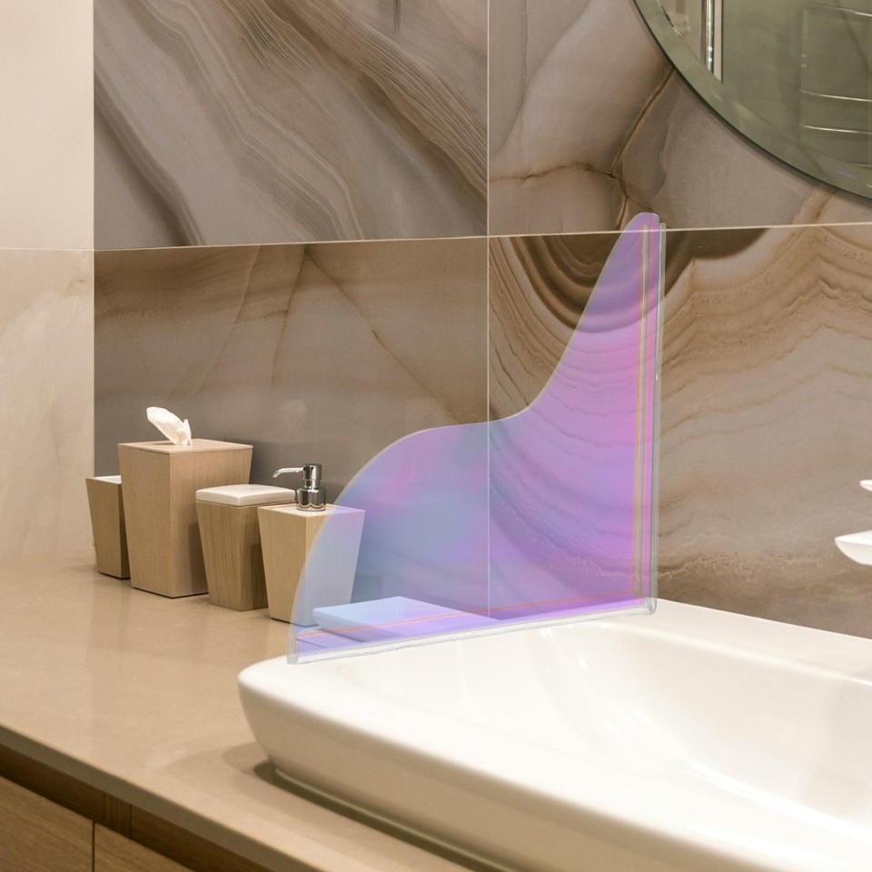 Bathtub Water Barrier Shower Splash Guard Panel Board for Washbasins ...