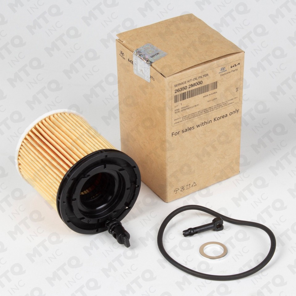 Hyundai Air Filters Oil Filter Dain Plug Washer Combo Kit 2022-25 ...