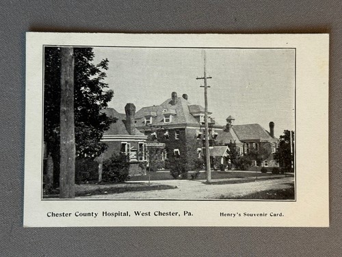 PA Pennsylvania, West Chester County Hospital, Henry's Souvenir Card ...
